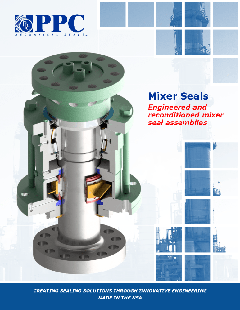 Mixer Seals – PPC Mechanical Seals